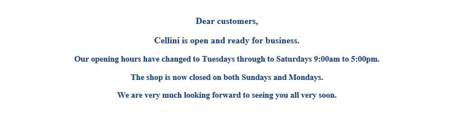 Cellini - Cellini Jewellers, Cambridge